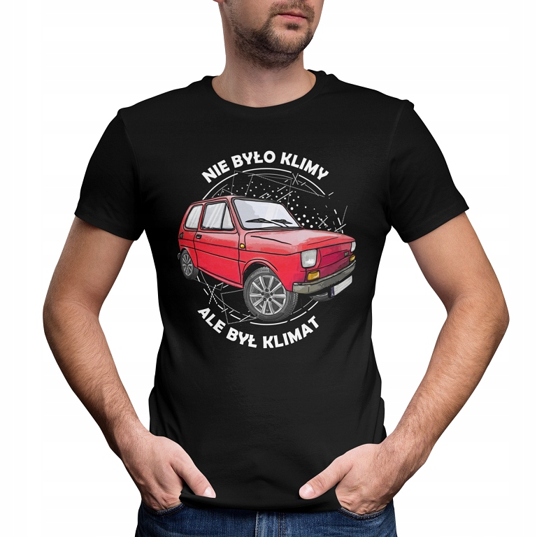 KOSZULKA MĘSKA FIAT NIE BYŁO KLIMY ALE BYŁ KLIMAT (5907149013593 ...