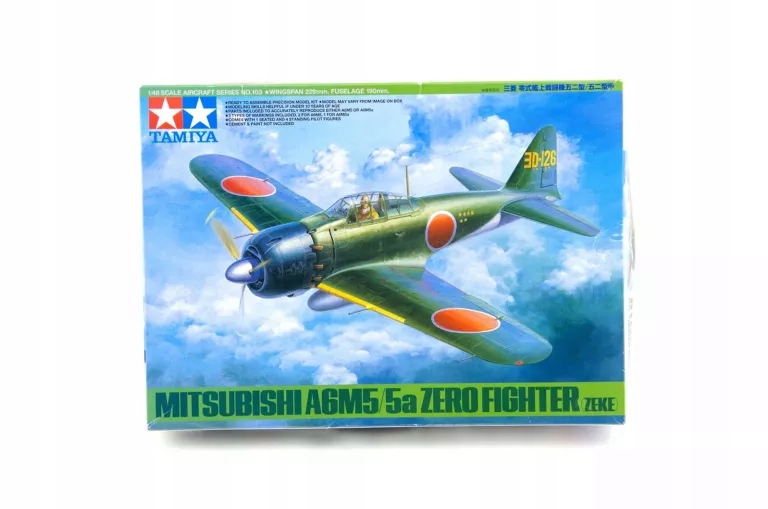 Samolot Mitsubishi A6M5/5a Zero Zeke Tamiya 61103 (4950344611034) • Cena, Opinie • Lotnictwo ...