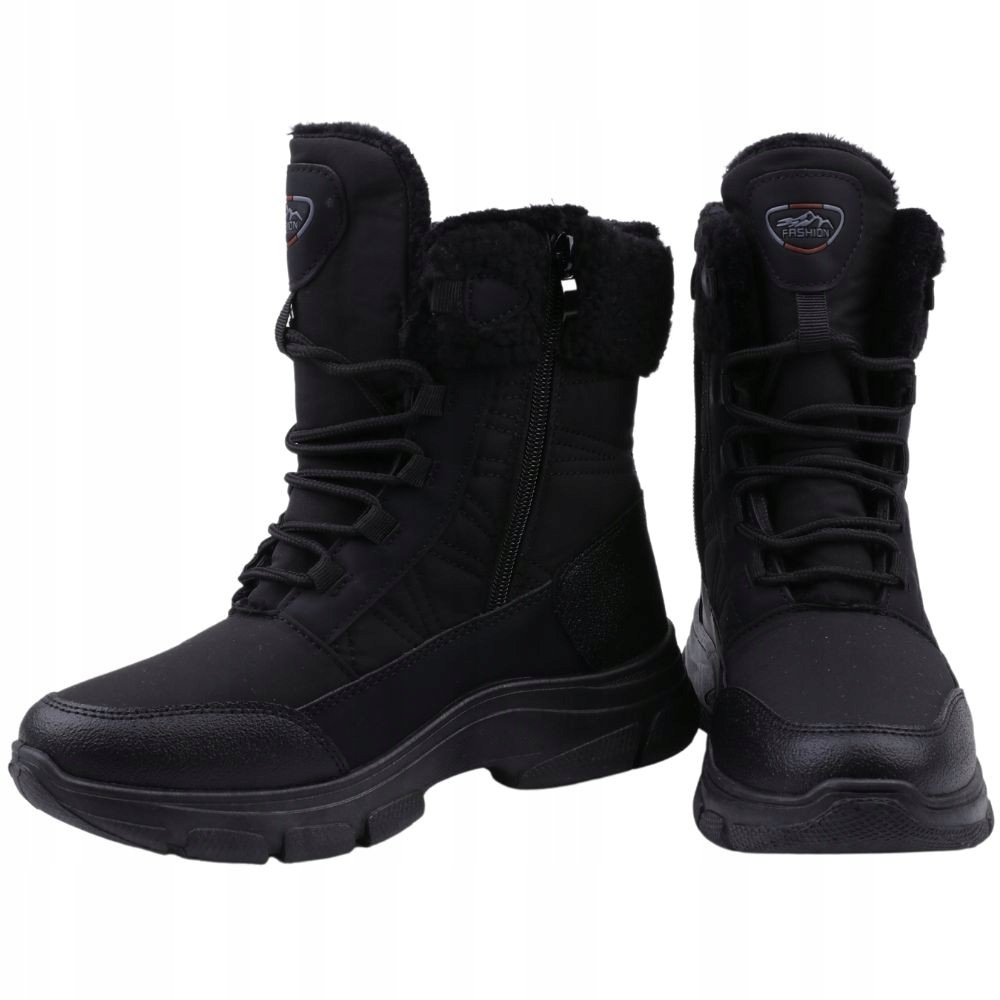 Śniegowce BOTKI DAMSKIE OCIEPLANE SOFTSHELL SUWAKI • Cena, Opinie ...