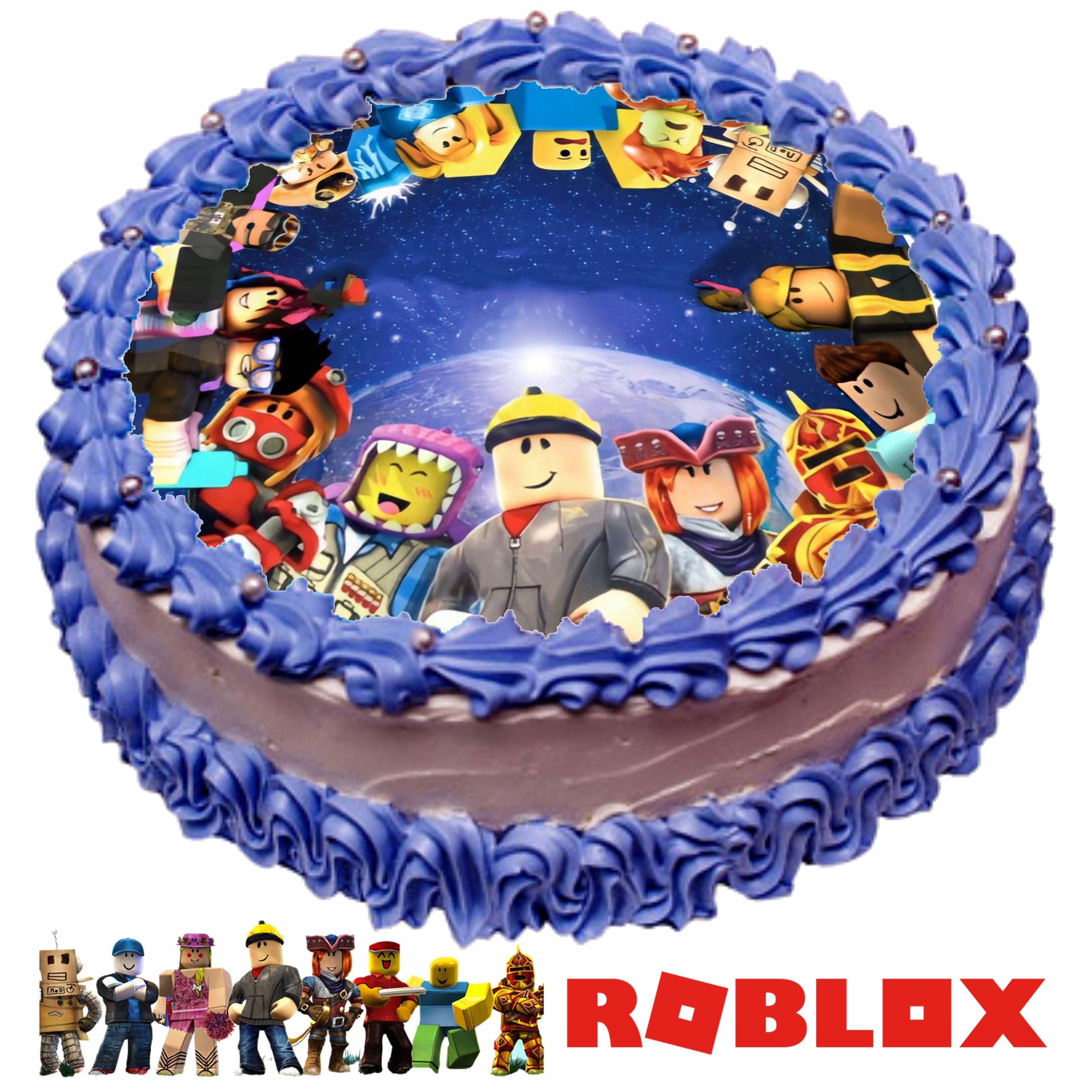 Opłatek Na Tort Roblox Z NAPISEM Duży do 29 cm 12931426640 - Allegro.pl