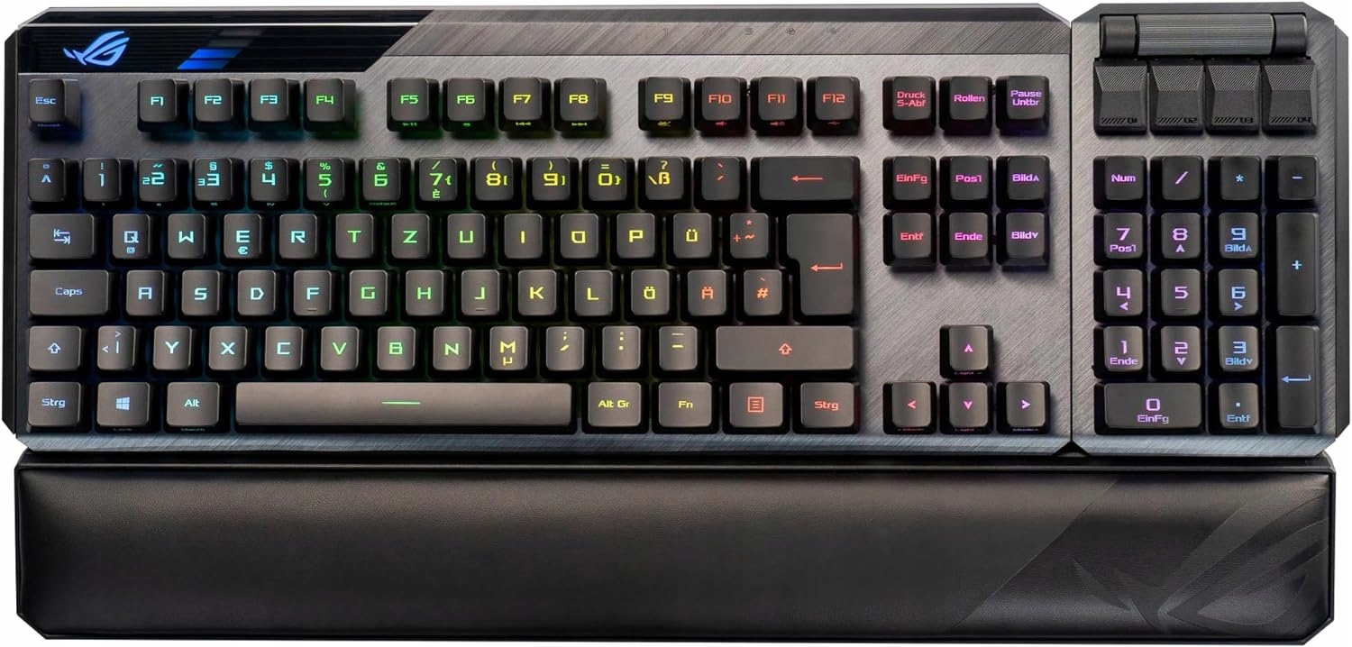 KLAWIATURA MECHANICZNA BEZPRZEWODOWA GAMINGOWA ASUS ROG CLAYMORE II RGB ...