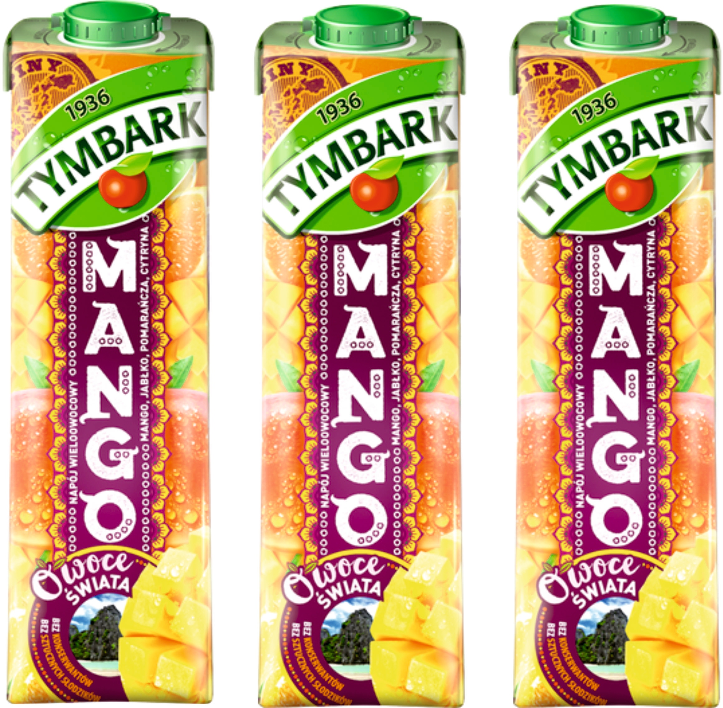 Napój Owoce Świata Mango Tymbark 1000 ml (5900334007780) • Cena, Opinie • Soki i nektary ...