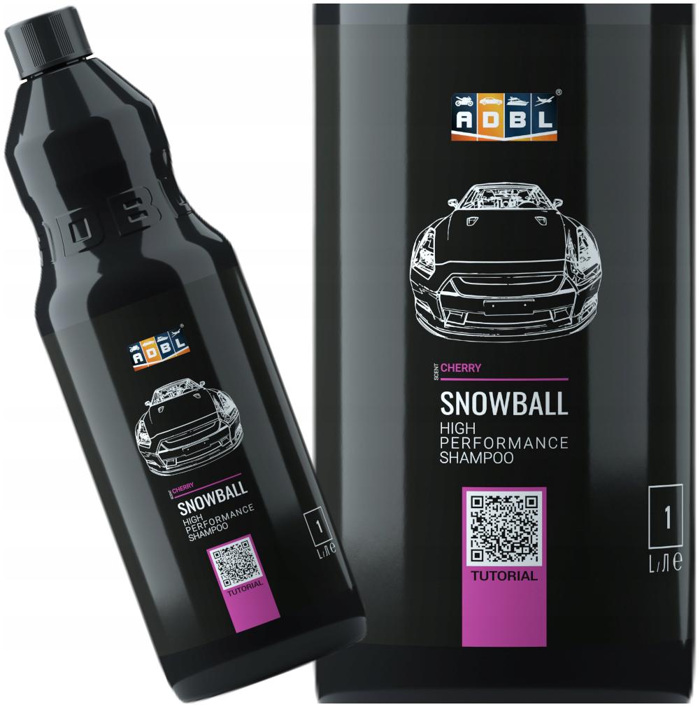 ADBL SNOWBALL 1L SZAMPON NEUTRALNE pH DO MYCIA SAMOCHODU AUTA GĘSTA PIANA 5902729001465 za 33 ...