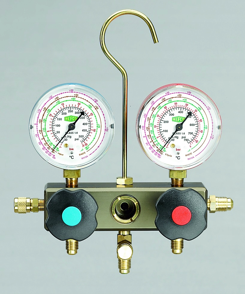MANOMETRY DO POMP CIEPŁA REFCO BM2-8-DS-HEATPUMP R410 R32 R290 • Cena ...