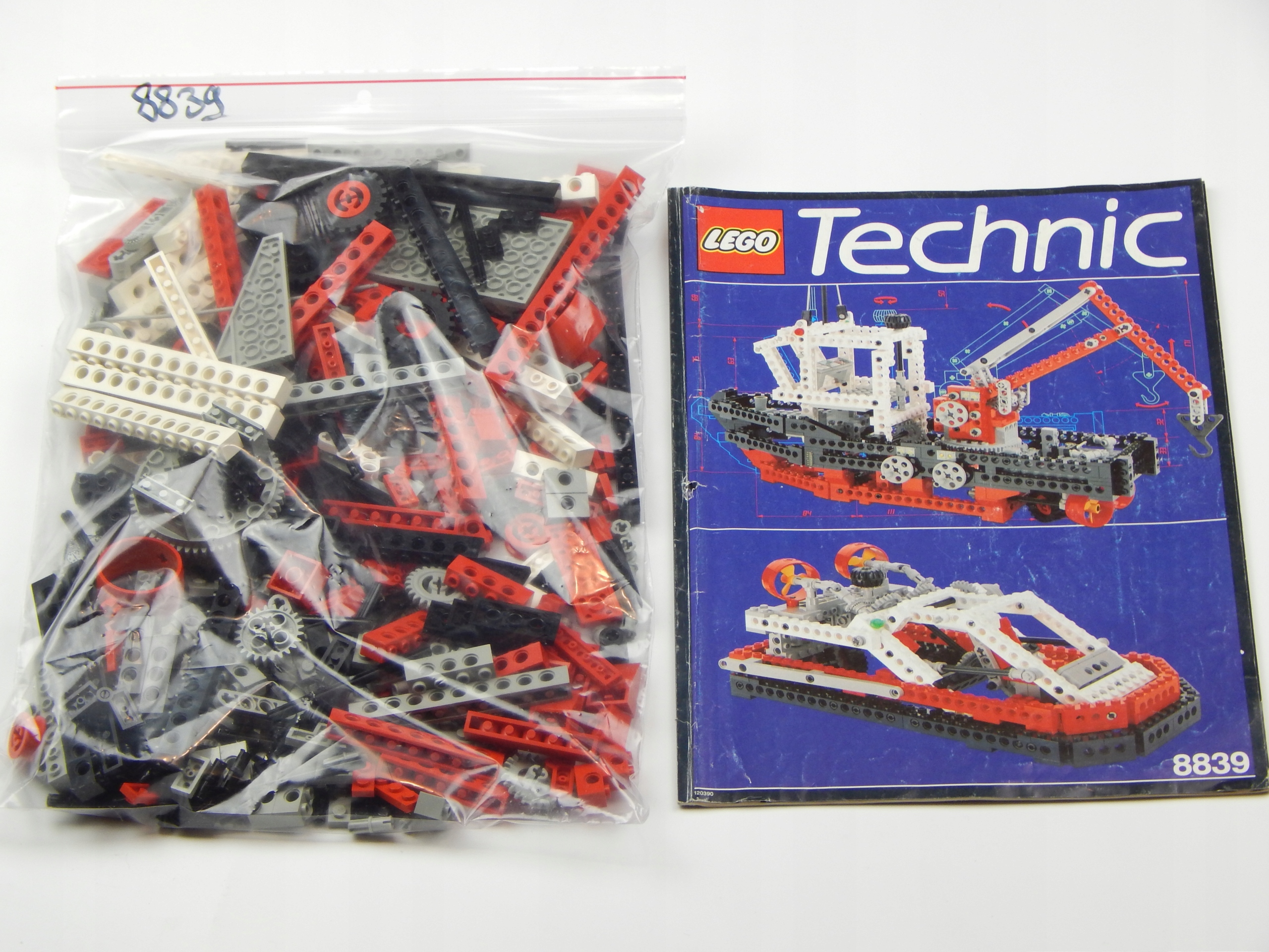 LEGO SET 8839 SUPPLY SHIP TECHNIC Z INSTRUKCJĄ UNIKAT VINTAGE ...