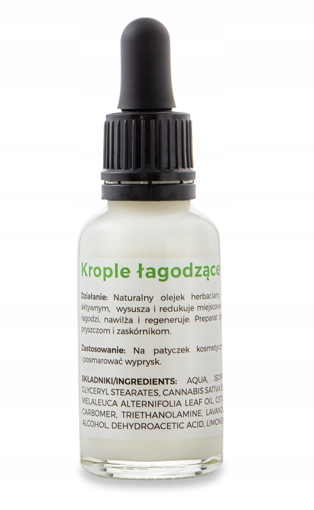 Krople India Cosmetics Krople łagodzące 1 szt. 30 ml 30 g ...