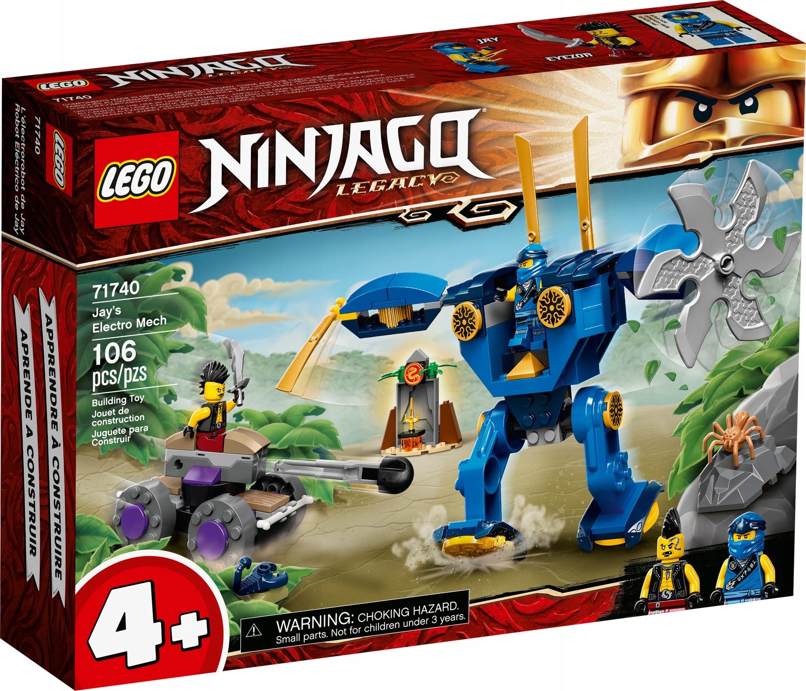 LEGO NINJAGO 71740 ElectroMech (5702016889574) • Cena, Opinie • Ninjago ...