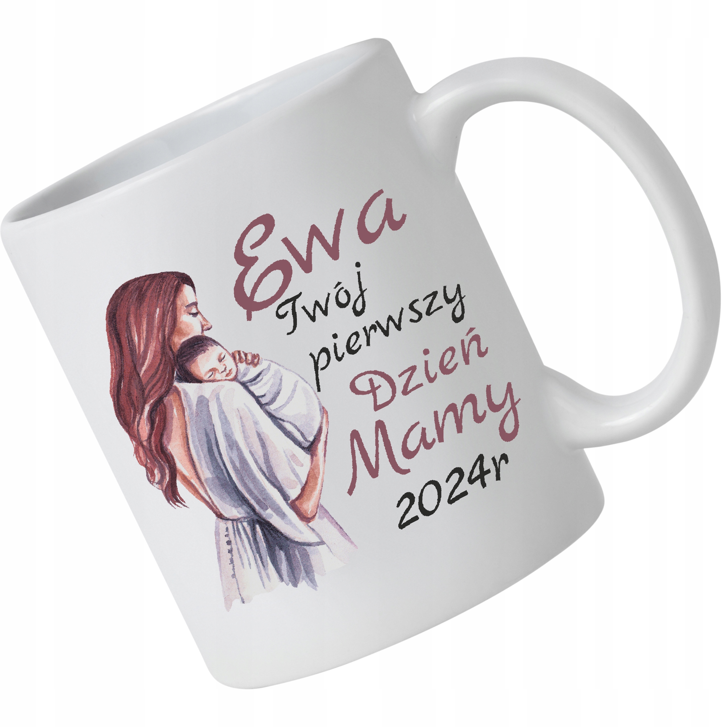 Hrnek NA DEN MATEK dárek pro MAMINKU s jménem maminky a dítěte za 125.00CZK - Allegro