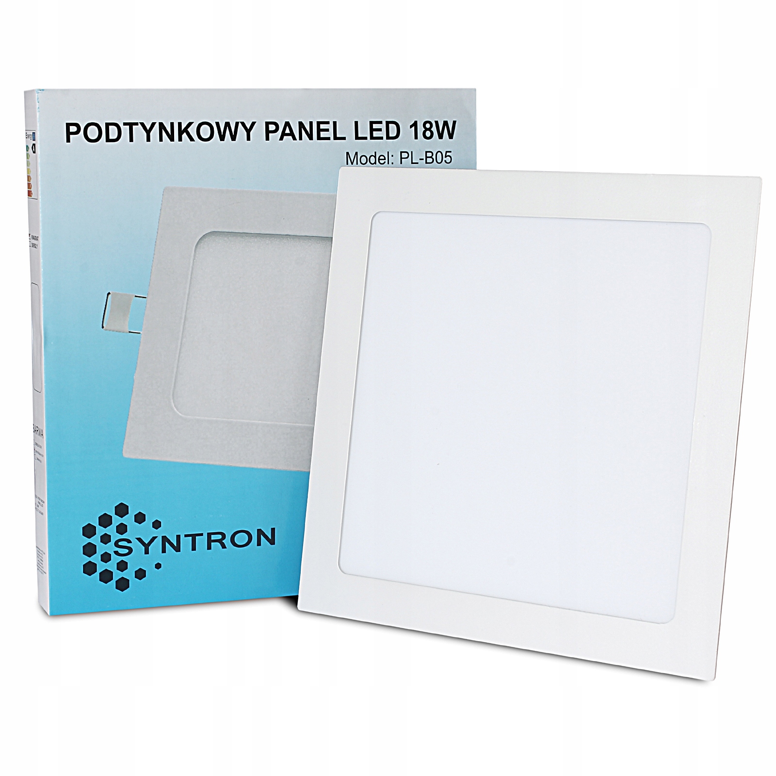PANEL LED PODTYNKOWY PLAFON SUFITOWY 18W (5903678821326) • Cena, Opinie ...