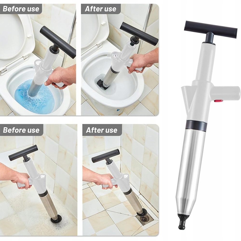 Pipe Cleaner Pump Toilet Toilet Sink Drain Clogging Kret Tool | eBay