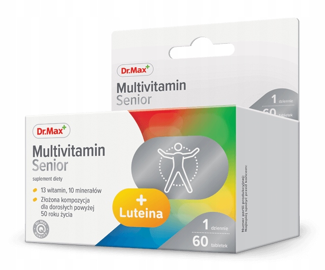 Dr.Max Multivitamin Senior, 60 tabl. • Cena, Opinie - Allegro