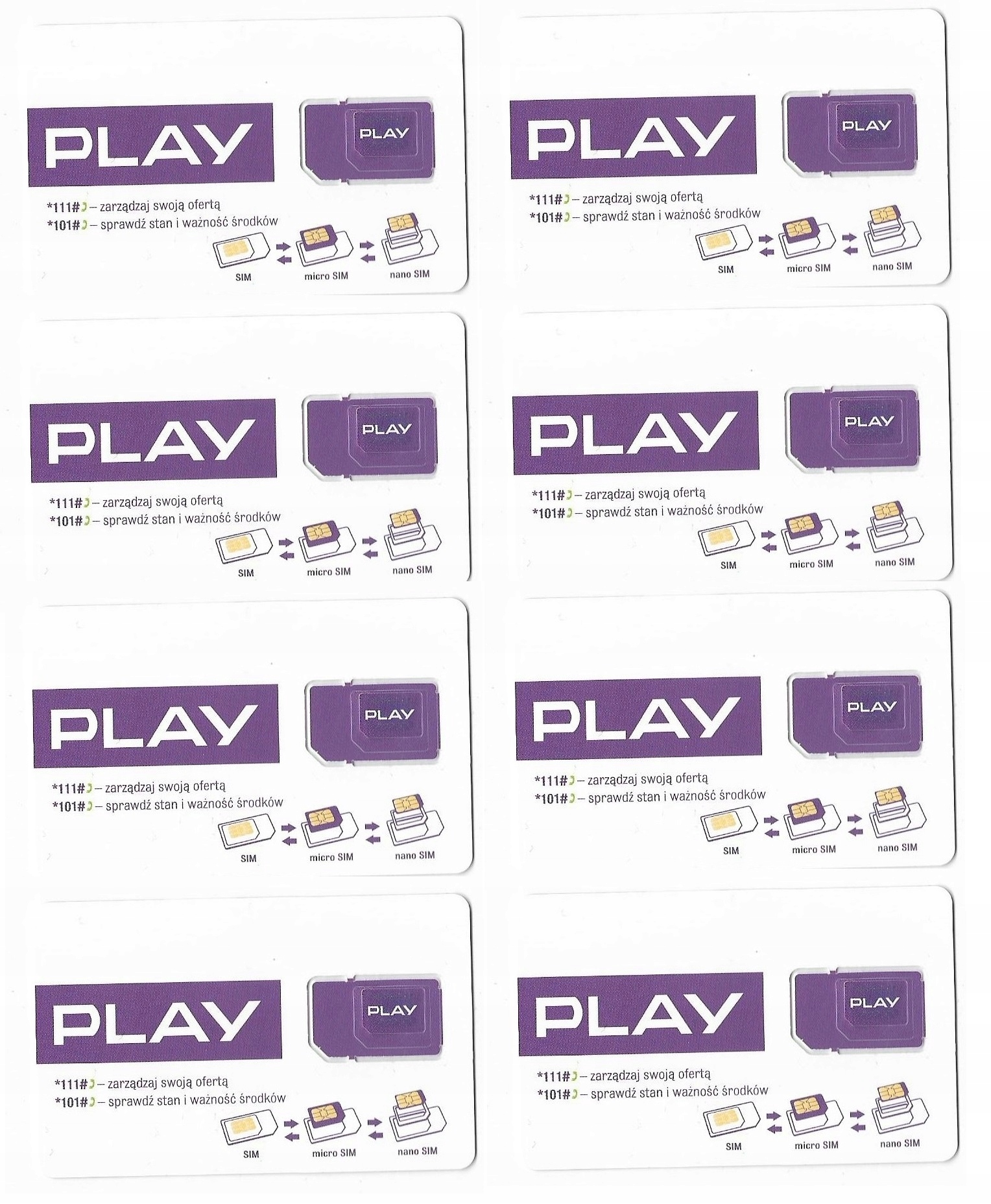 Play internet na kartę LTE 2000GB 10x 200 GB do modemu routera ...