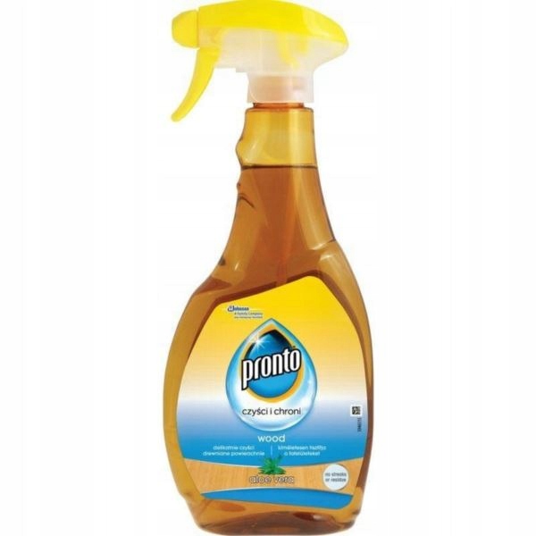 SPRAY DO MEBLI PRONTO WOOD ALOE VERA 500 ML 13300617290 - Allegro.pl