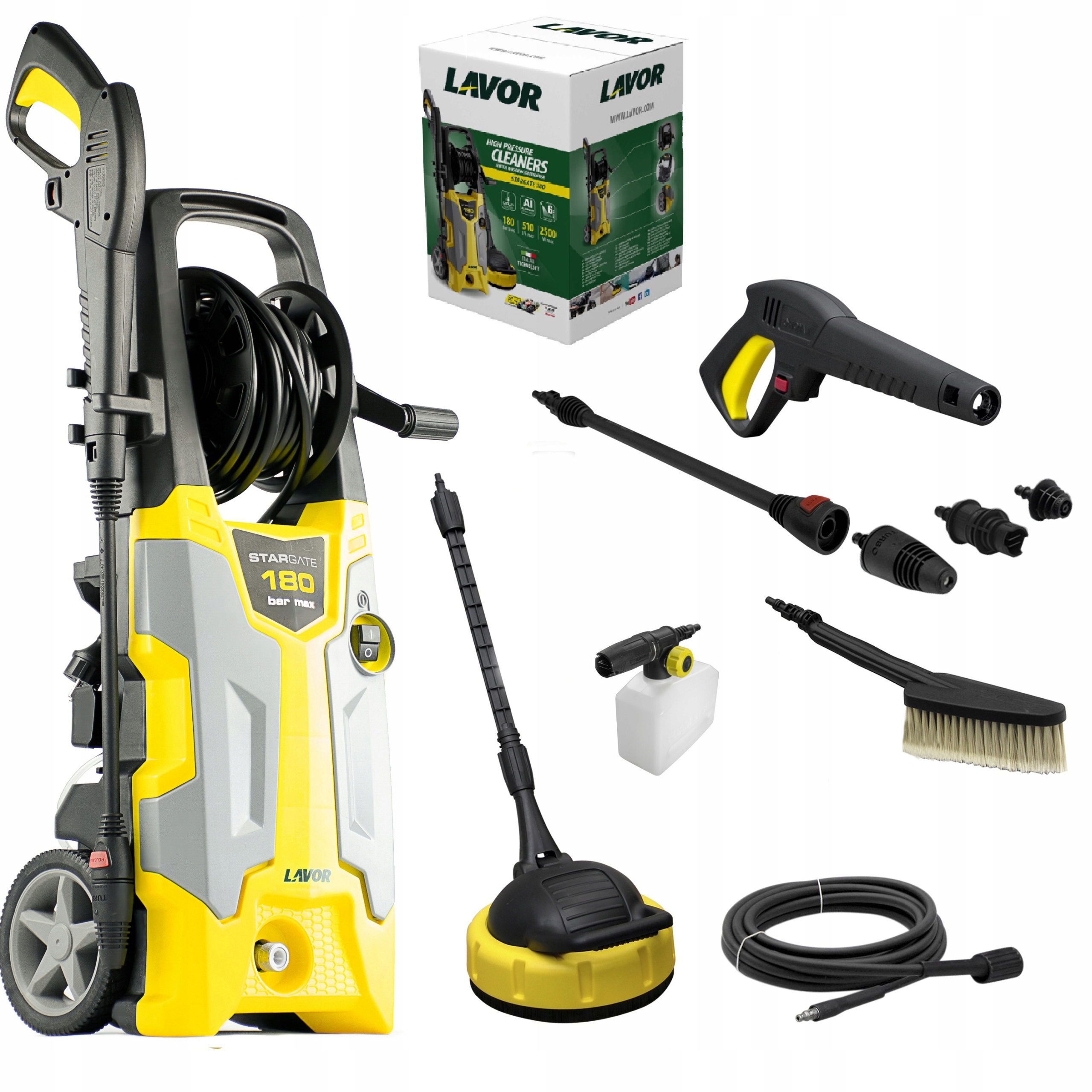 MYJKA CIŚNIENIOWA LAVOR STARGATE 180 BAR ALUMINIOWA POMPA • Cena, Opinie - Allegro