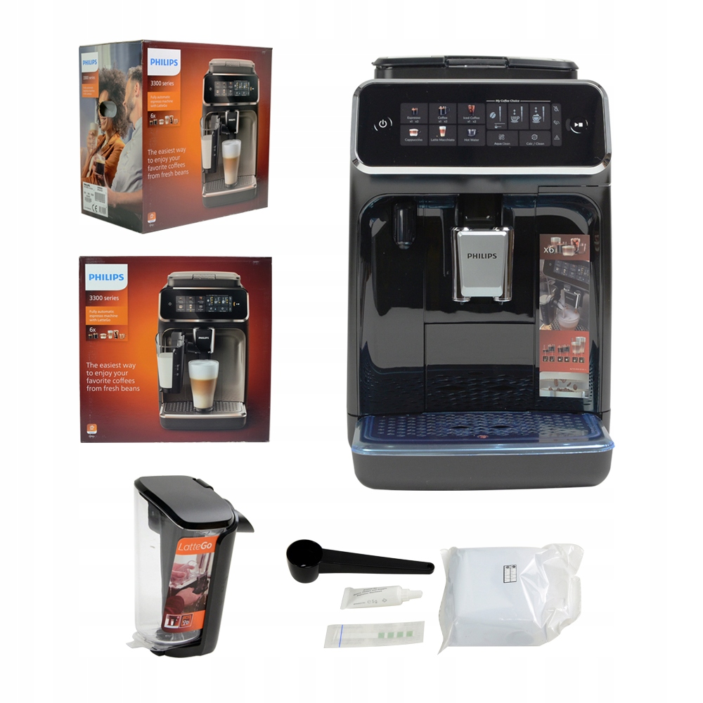 Ekspres do kawy PHILIPS EP3341/50 automatyczny Series 3300 LatteGo ...