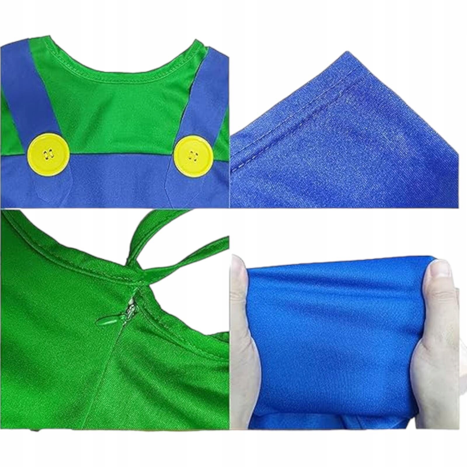 SUPER MARIO KOSTÝM LUIGI PŘEVLEK PRO CHLAPCE NA PLES KOSTÝM ČEPICE KNÍR ...