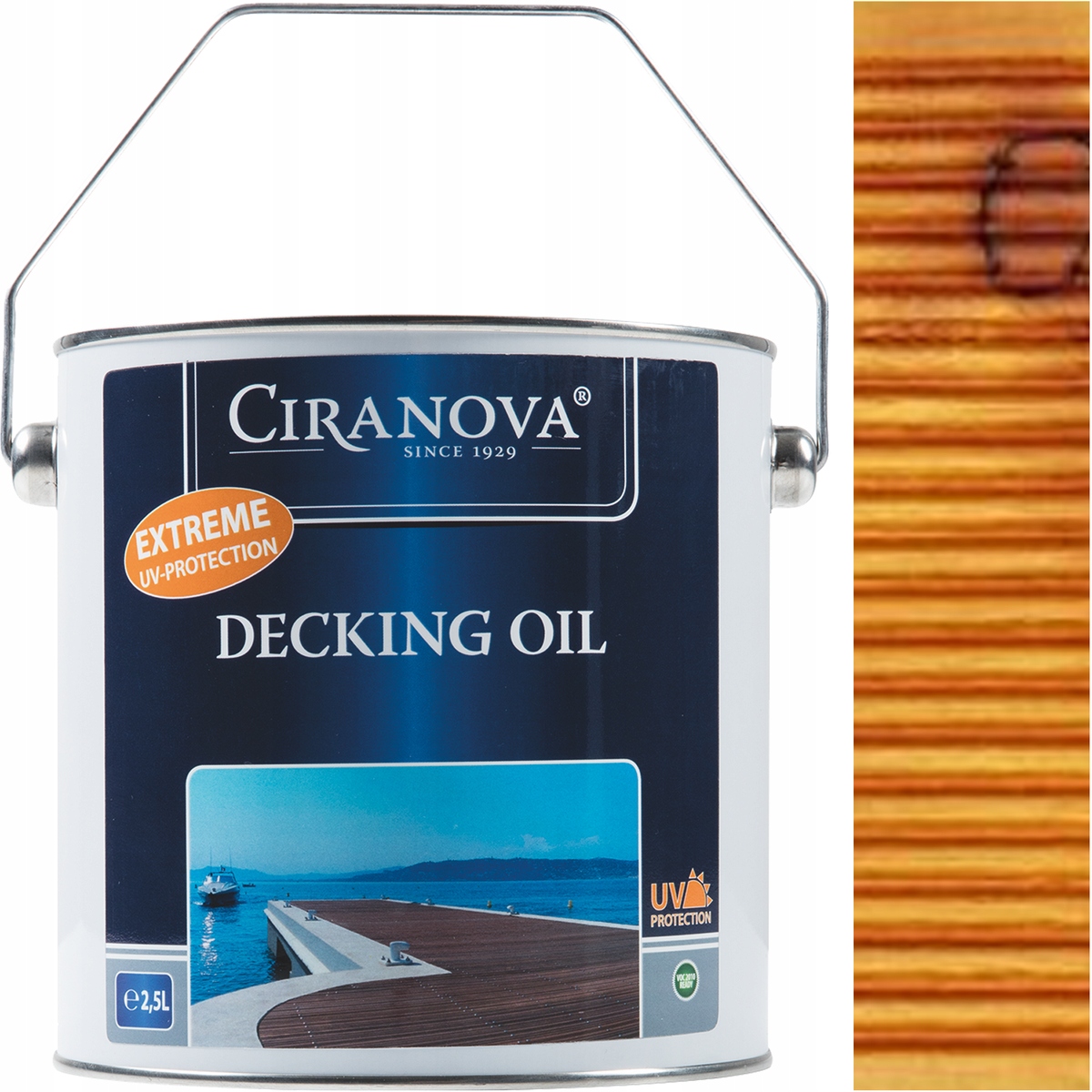 CIRANOVA Olej do tarasów DECKING OIL TEAK 2,5L (5410810282421) • Cena ...