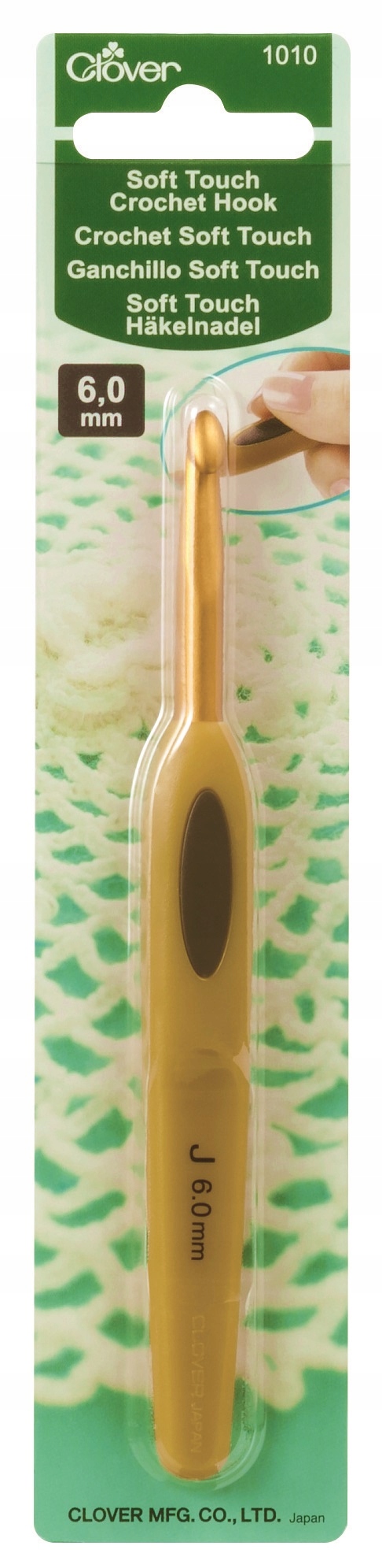 Szydełko ergonomiczne z rączką CLOVER SOFT TOUCH 6 mm (051221114175) • Cena, Opinie • Szydełka ...