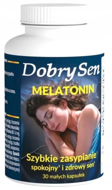 UNIPHAR Dobry Sen Melatonin NA SPANIE 30 kapsułek (5907525348035 ...