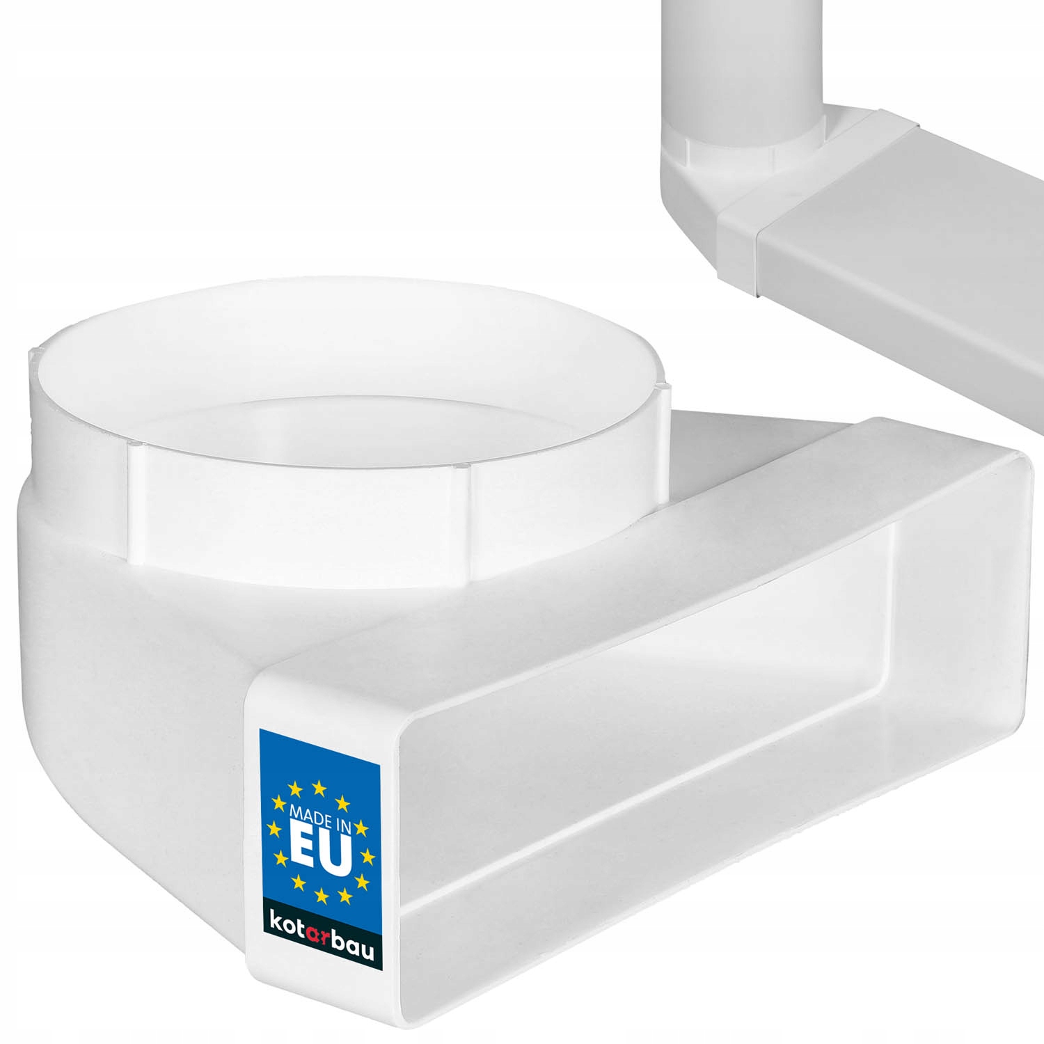 KOLANO MIMOŚRODOWE 204X60 WENTYLACYJNE KANAŁU 125 (5904994069249 ...