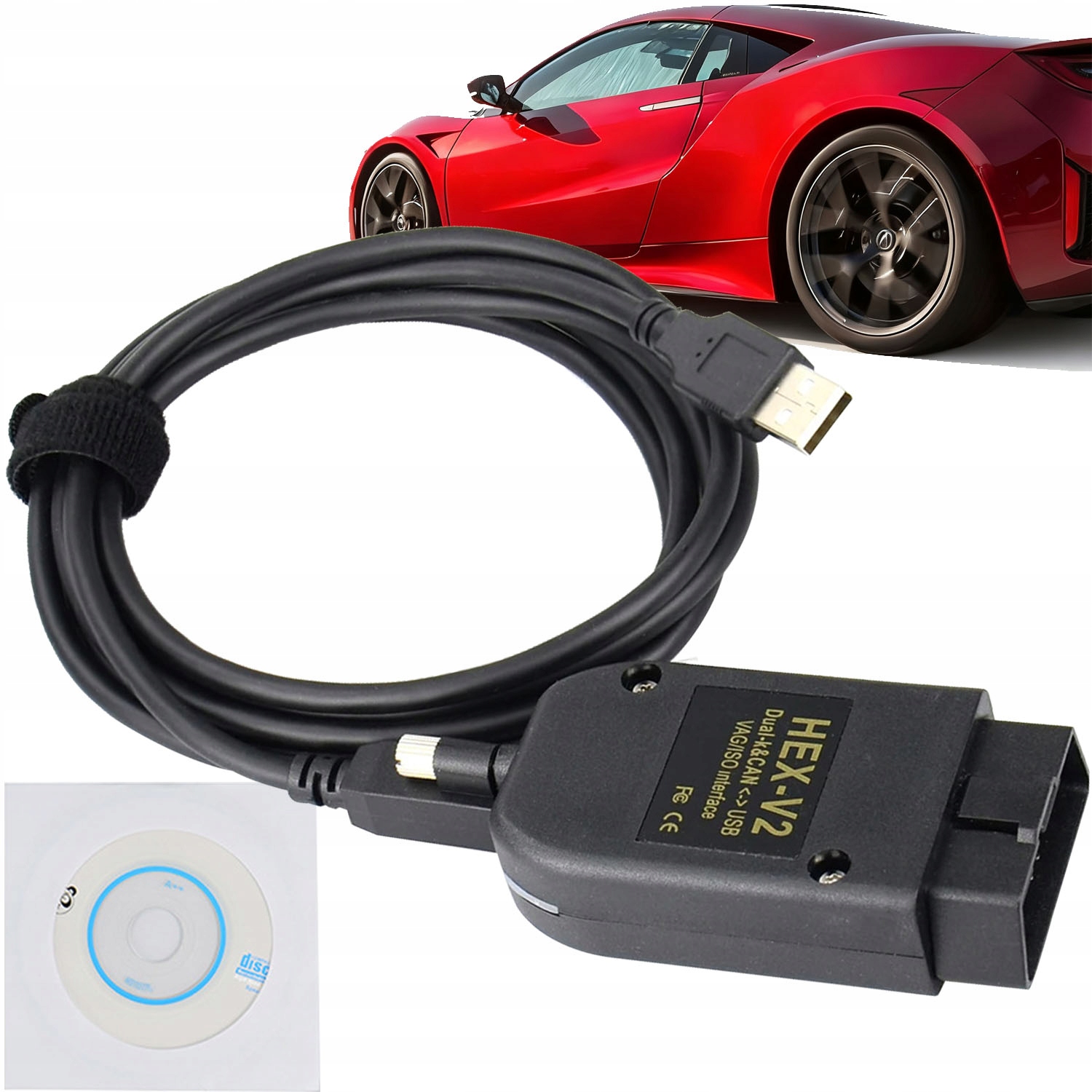 HEX-V2 DIAGNOSZTIKAI INTERFÉSZ VAG VCDS, VAGCOM 21.9 21.10 VW-hez ...