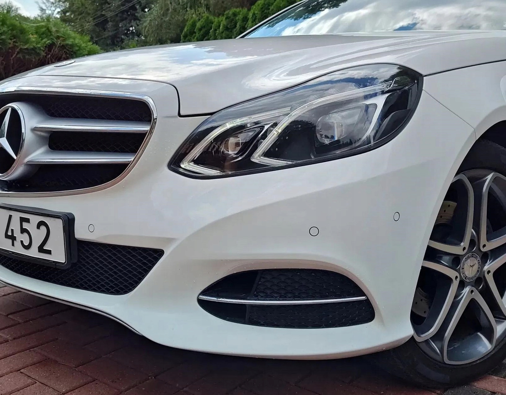 MERCEDES W212 LIFT E-KLASA FULL LED 12-16 PRZERÓBKA LED POD H7 EU I USA ...