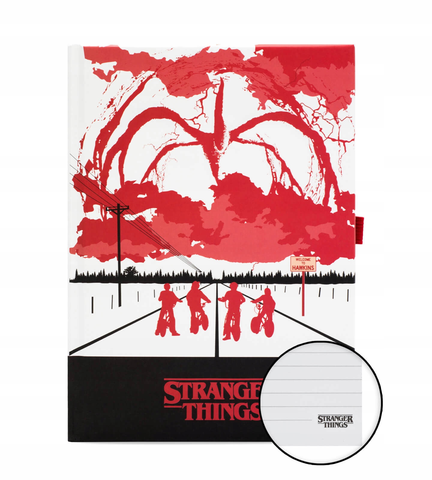 Zápisník STRANGER THINGS Mind Flayer notes A5 řada za 450.00CZK - Allegro