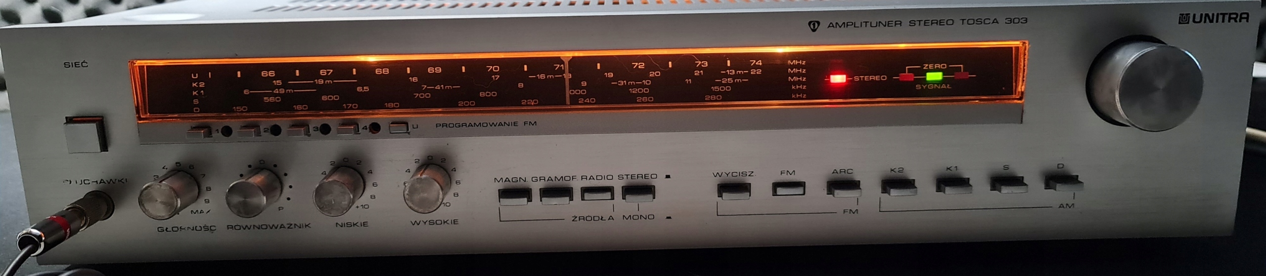 AMPLITUNER UNITRA TOSCA 3 • Cena, Opinie • Urządzenia 17602977063 • Allegro