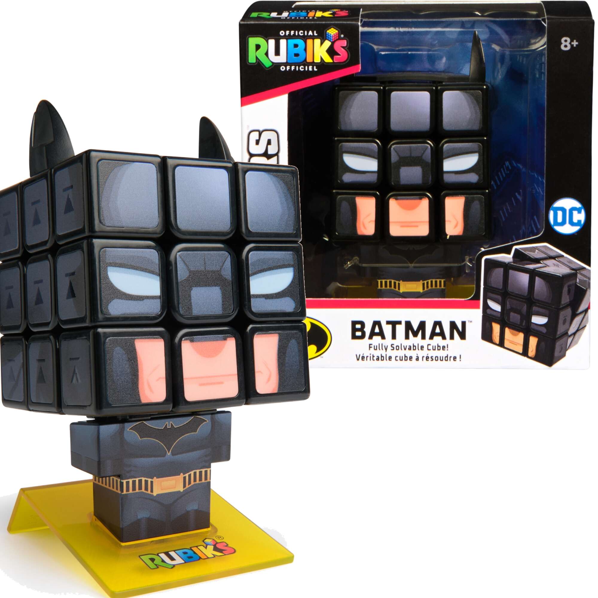 RUBIK'S CUBE Rubikova kocka 3X3 CUBERS BATMAN - Allegro