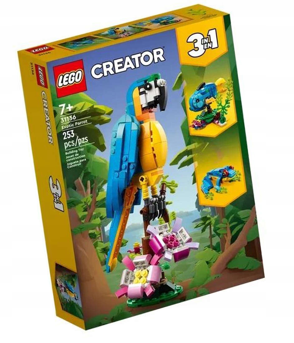 LEGO CREATOR 31136 EGZOTYCZNA PAPUGA (5702017415895) • Cena, Opinie ...