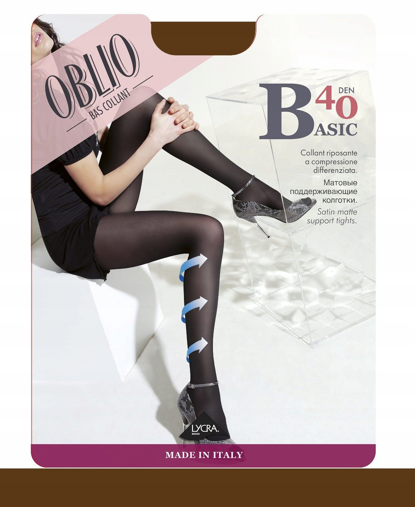 OBLIO BASIC 40 DEN Rajstopy 2-M / CAMP • Cena, Opinie - Allegro