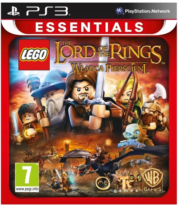LEGO WŁADCA PIERŚCIENI PS3 POLSKA WERSJA GRA BOX NOWA - Stan: Nowy ...