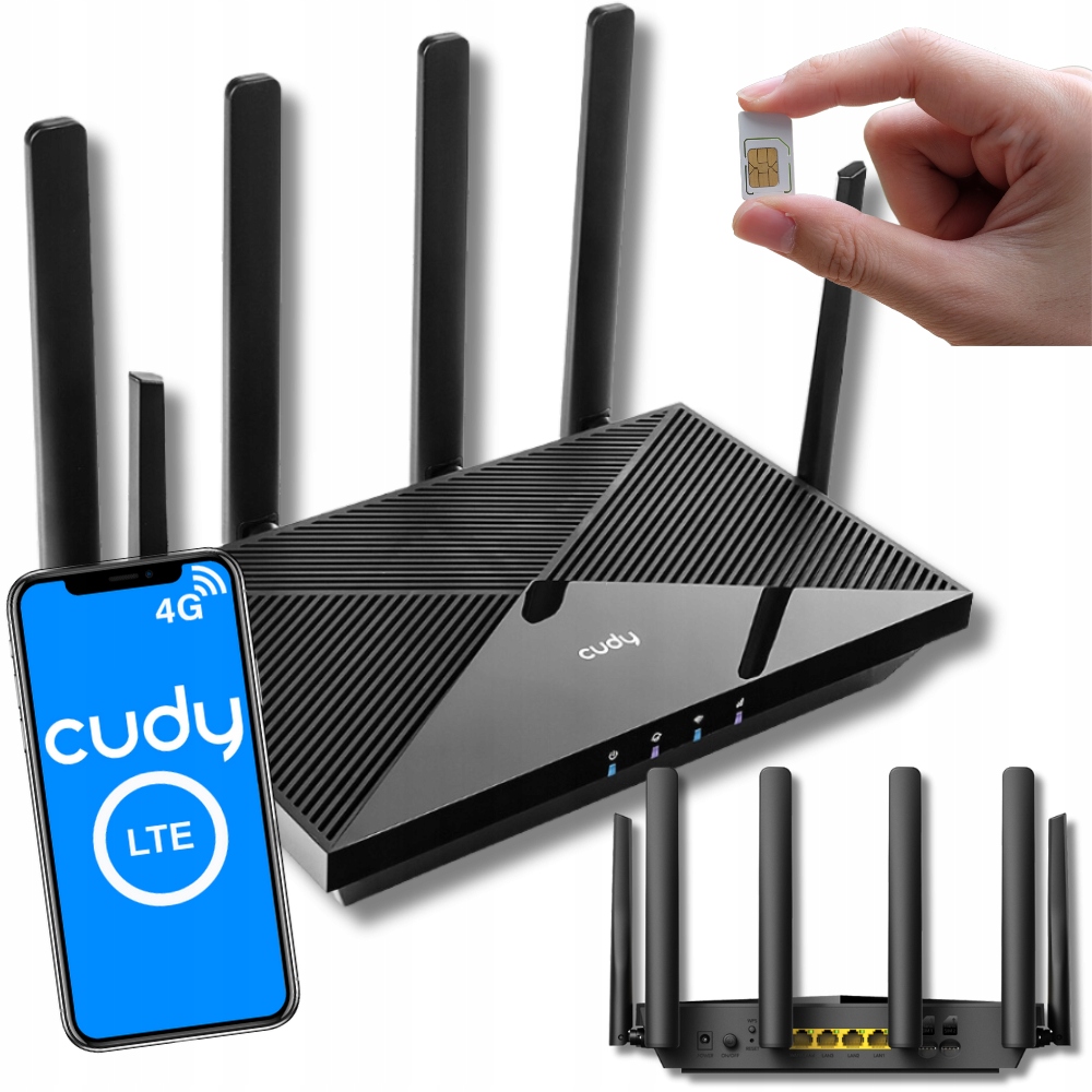 Router LTE 4G karta SIM WI-FI 5 CUDY LT700 MESH OPEN WRT - Sklep ...