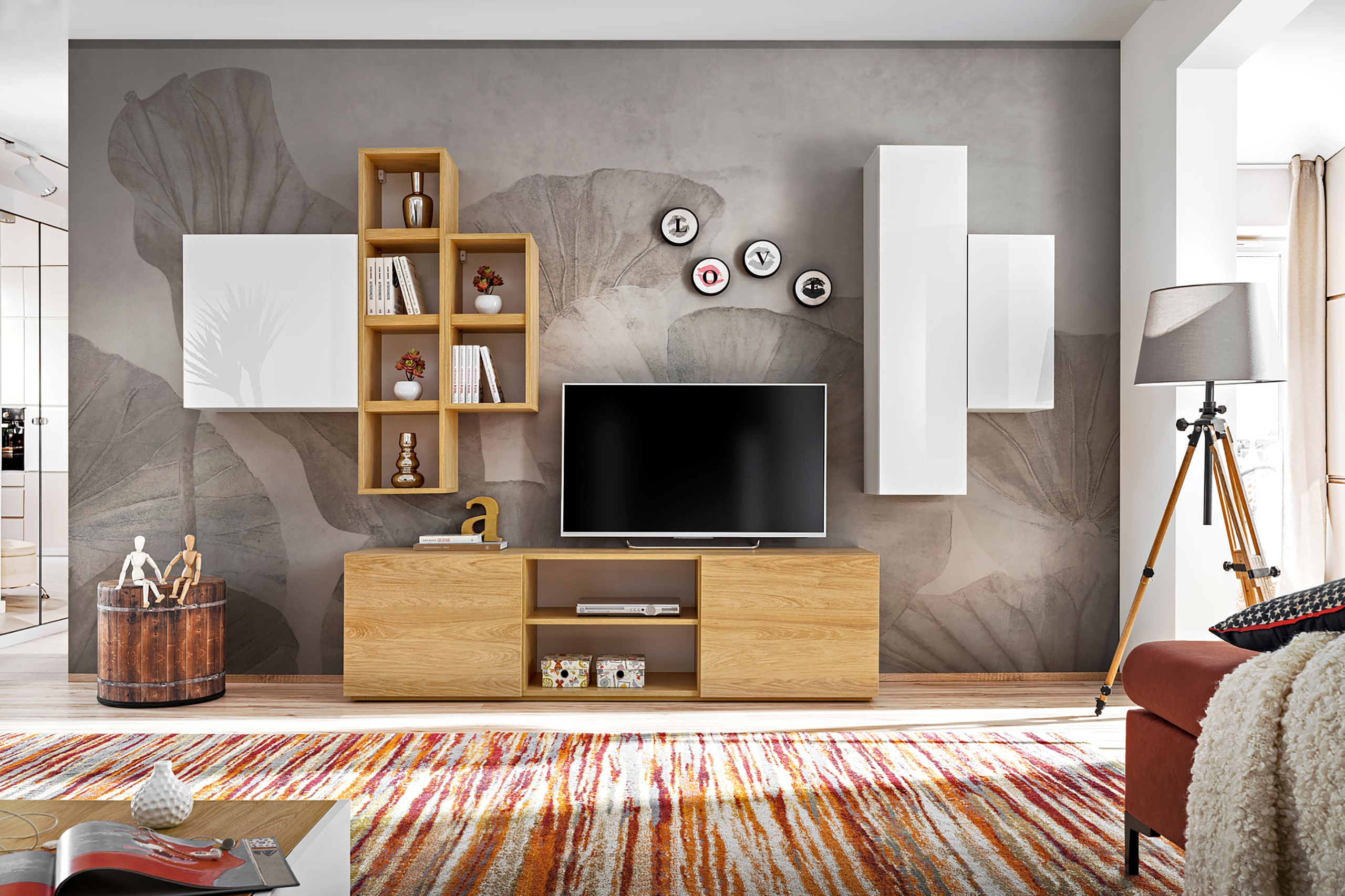 zestaw mebli do salonu nowoczesne Meblościanka RTV (Z5) • Cena, Opinie ...