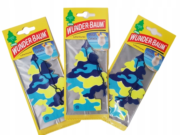WUNDER BAUM CHOINKA ZAPACH DO AUTA 3X PINA COLADA 7612720108718 za 14 ...