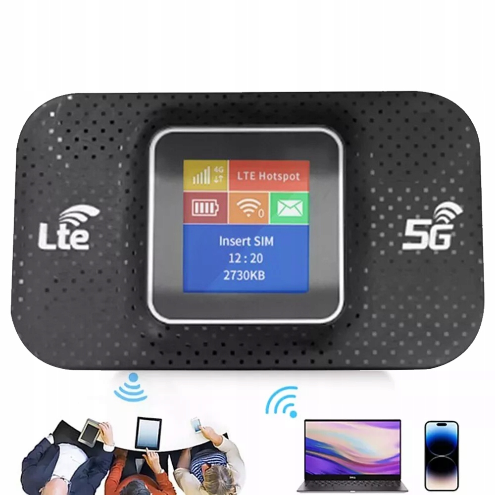 MOBIL ROUTER SIM MODEM WIFI 4G LTE 5G 150MBPS 3650 mAh za 14590.00HUF-ért - Allegro