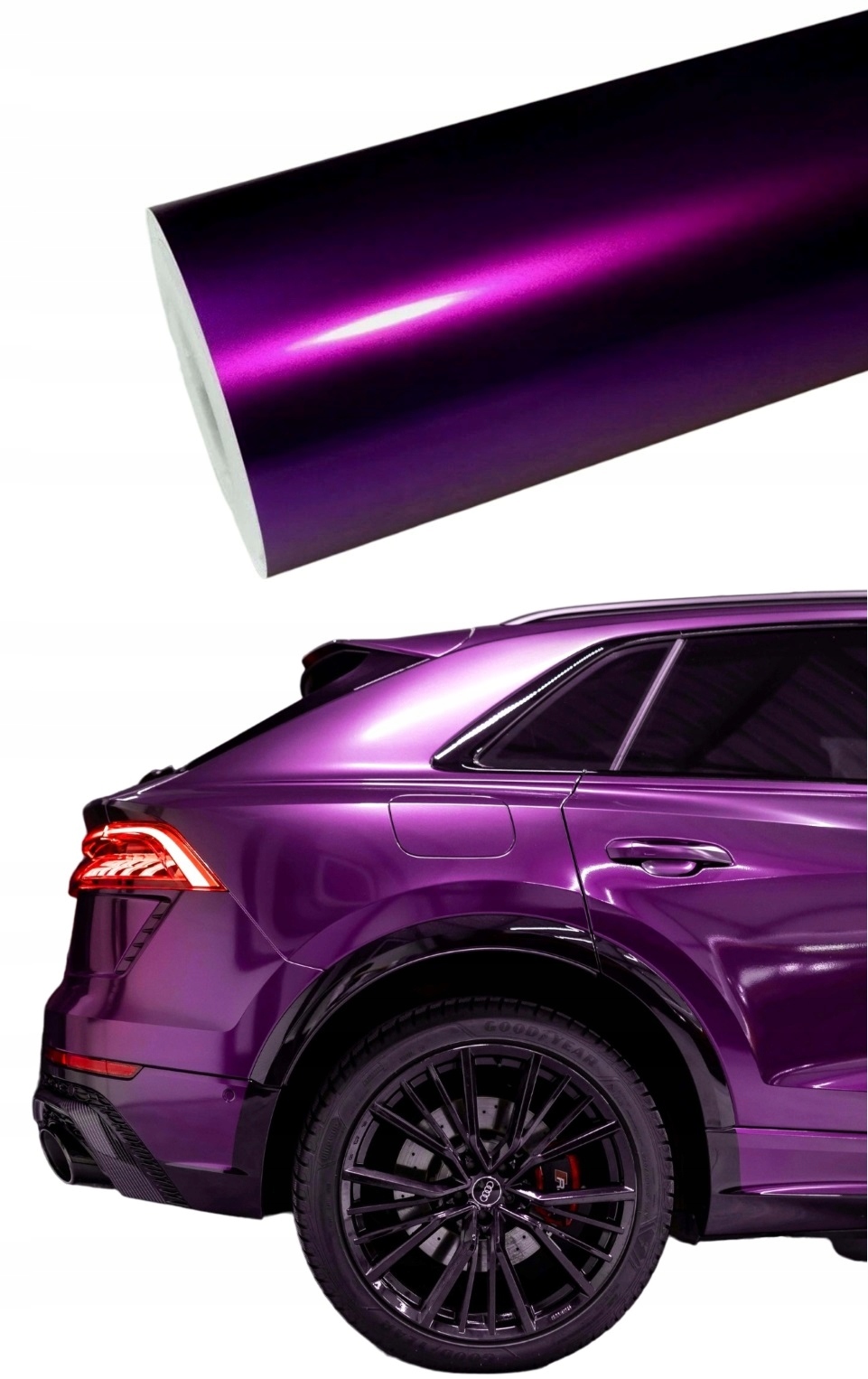 Folia do Oklejania Samochodu Fioletowy - Niska cena na Allegro