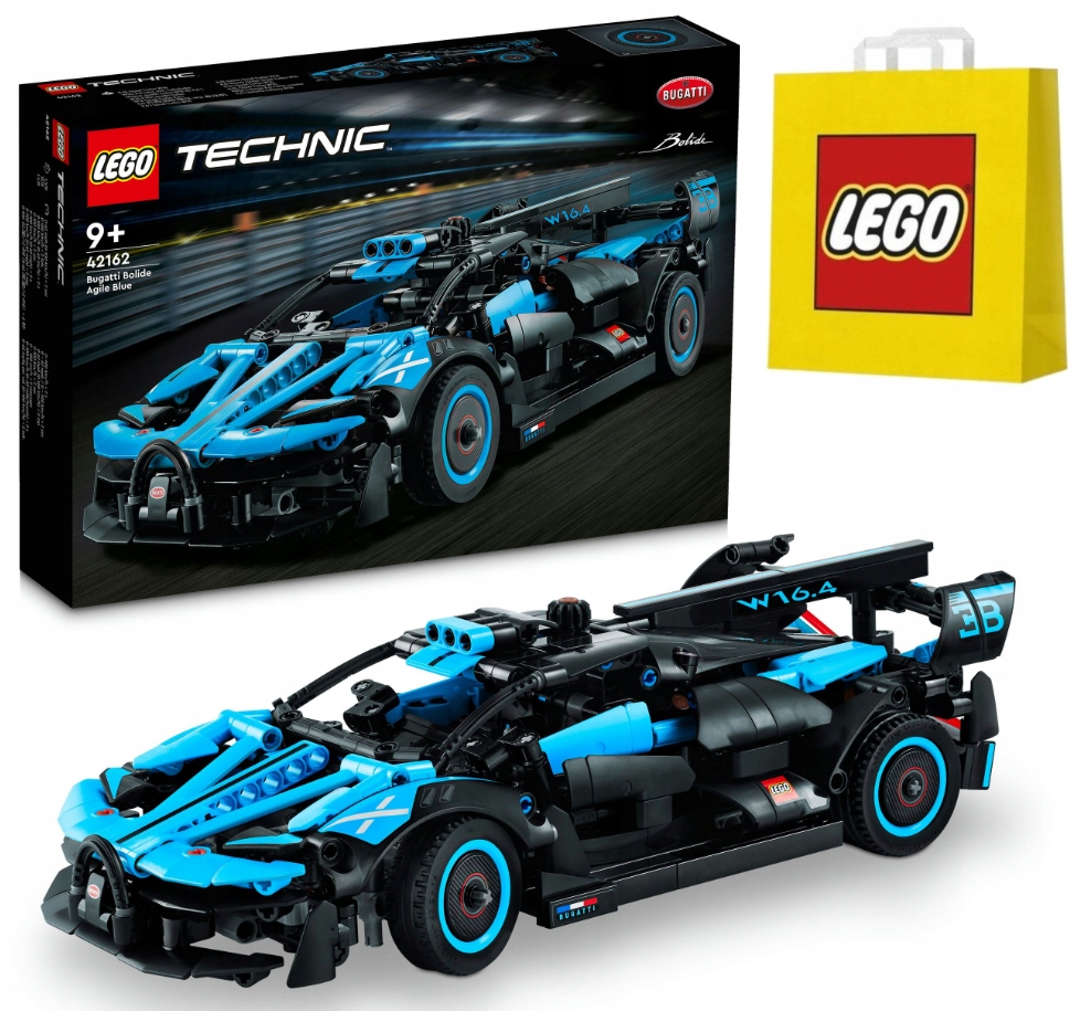 Lego Technic Bugatti Bolide Agile Blue 42162 - Niska cena na Allegro