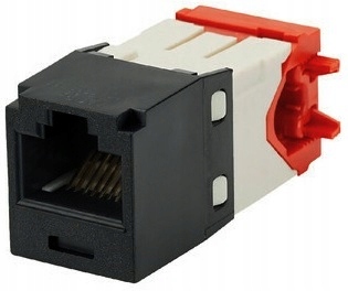 PANDUIT Mini-com moduł RJ45 kat6 UTP czarny kątowy - Sklep, Opinie ...