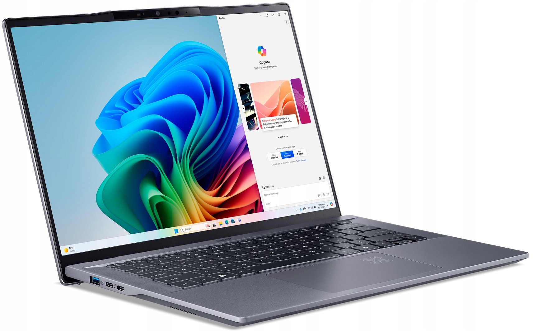 Laptop ACER Swift Go 14 AI SFG14-01-X4XP Snapdragon X Plus 16GB/512GB Win11 - Sklep, Opinie ...