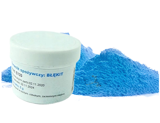 BARWNIK SPOŻYWCZY NIEBIESKI W PROSZKU JADALNY 5g (5905951791517) • Cena, Opinie • Barwniki ...