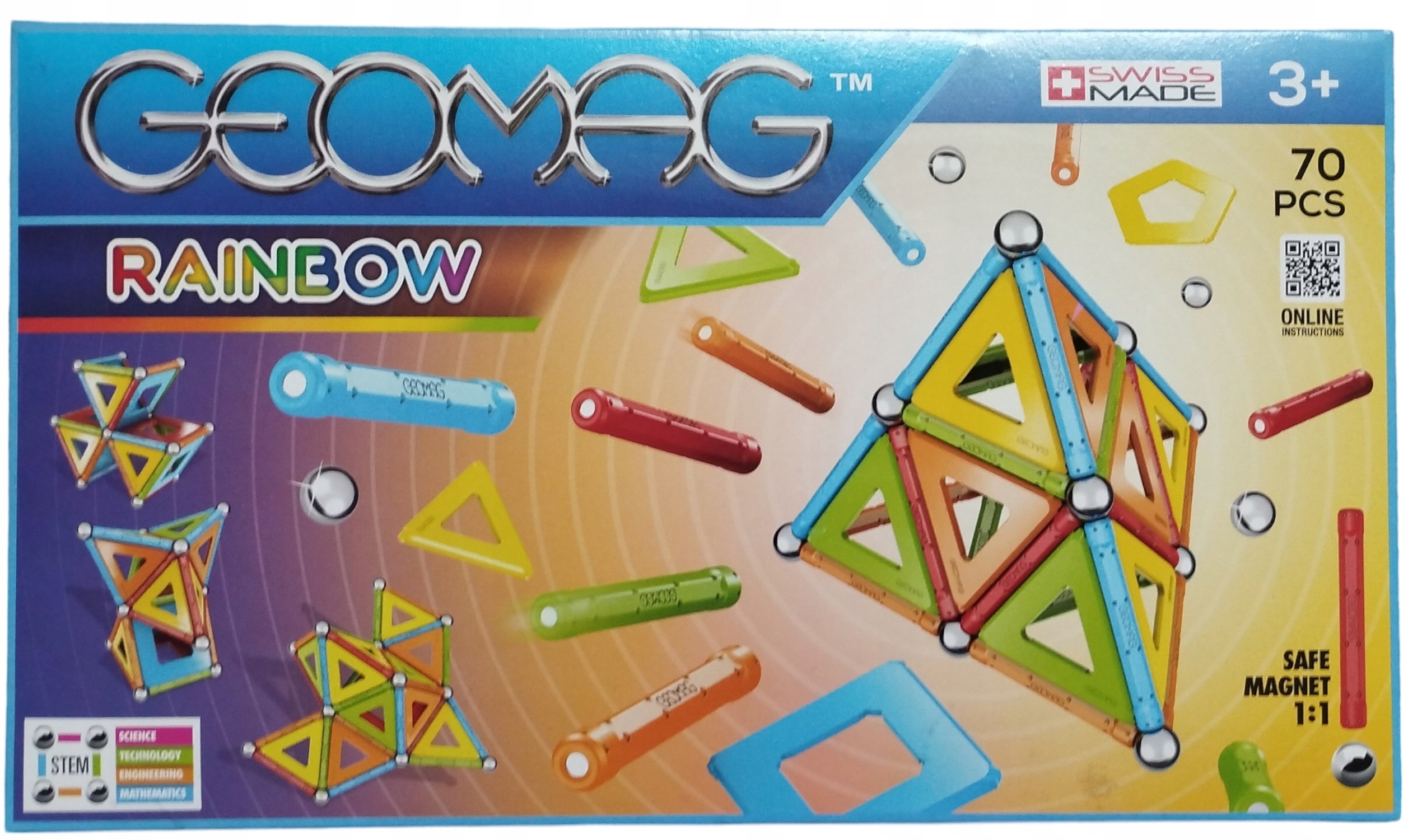 Geomag Rainbow 32 Dílků - Nízká cena na Allegro