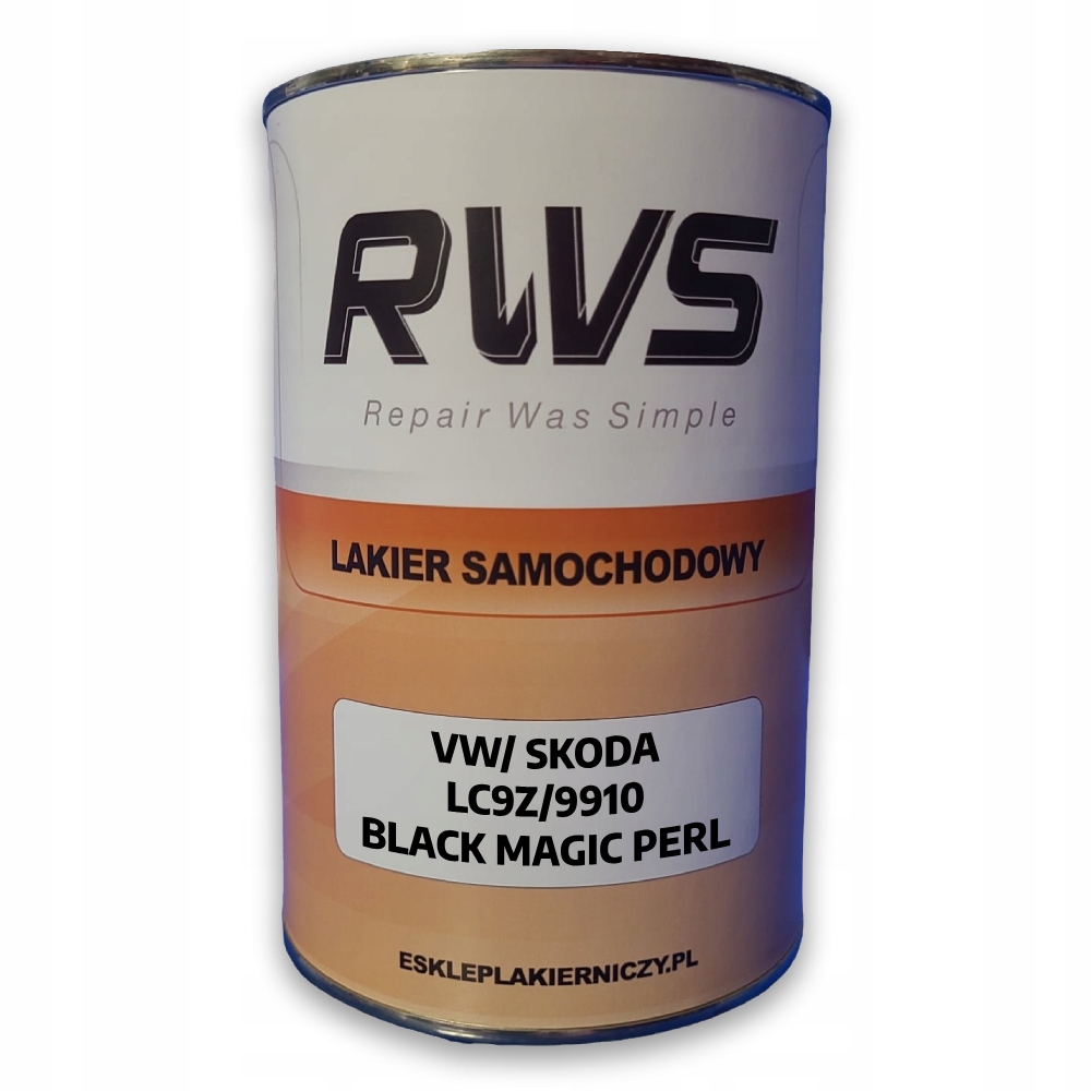 RWS Lakier Bazowy 1L - VW SKODA LC9Z 9910 BLACK MAGIC PERL - 1:0,8L ...