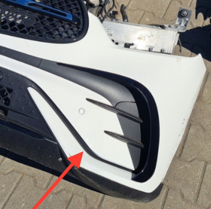 MERCEDES X254 GLC AMG 22- LEWA LISTWA ZDERZAKA za 100.00PLN z Warszawa ...