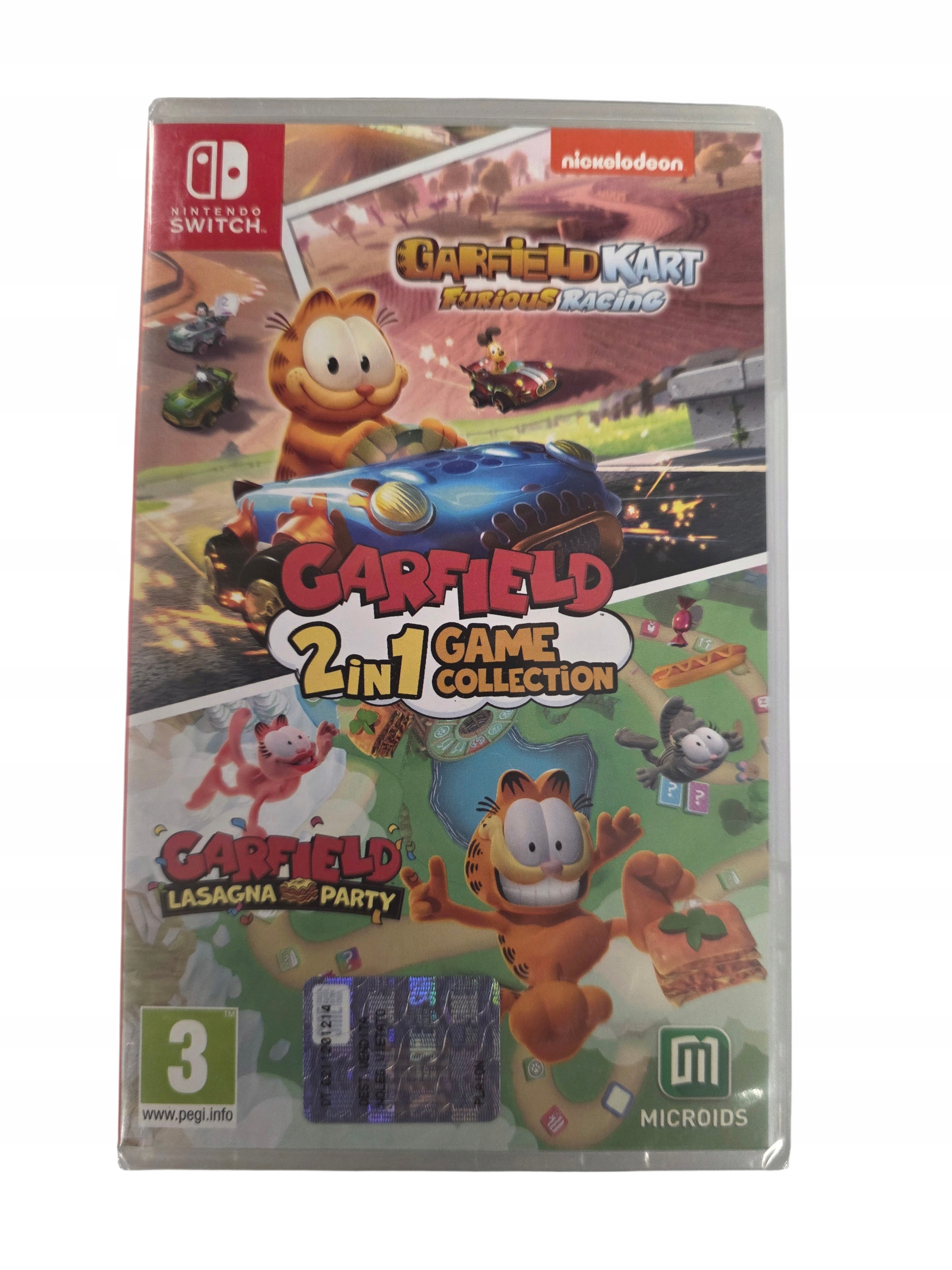 Garfield Lasagna Party + Garfield Kart Furious Racing Nintendo Switch ...
