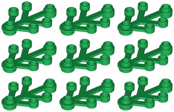 LEGO ROŚLINA 2423 LIŚĆ zielony (5g) 9 szt. • Cena, Opinie • Elementy ...