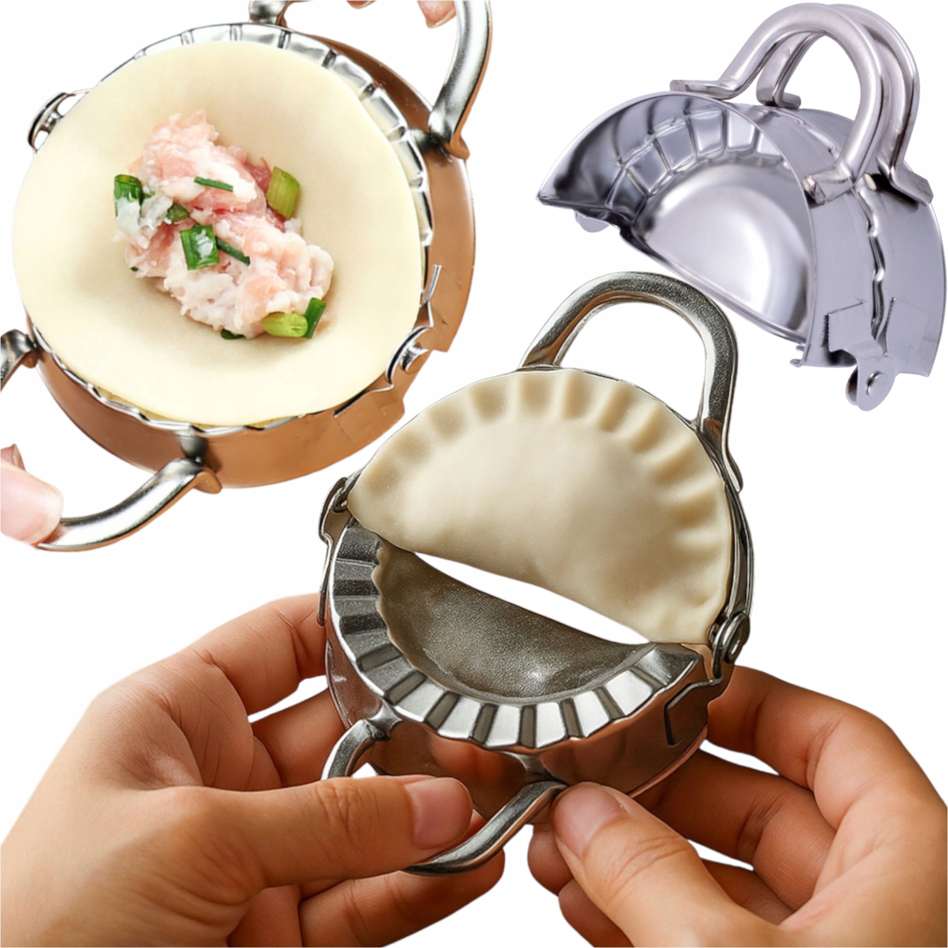 PIERÓG KÉSZÍTŐ FORMA, TÉSZTA SZAGGATÓ ÉS RAGASZTÓ LAP 2 az 1-ben ...