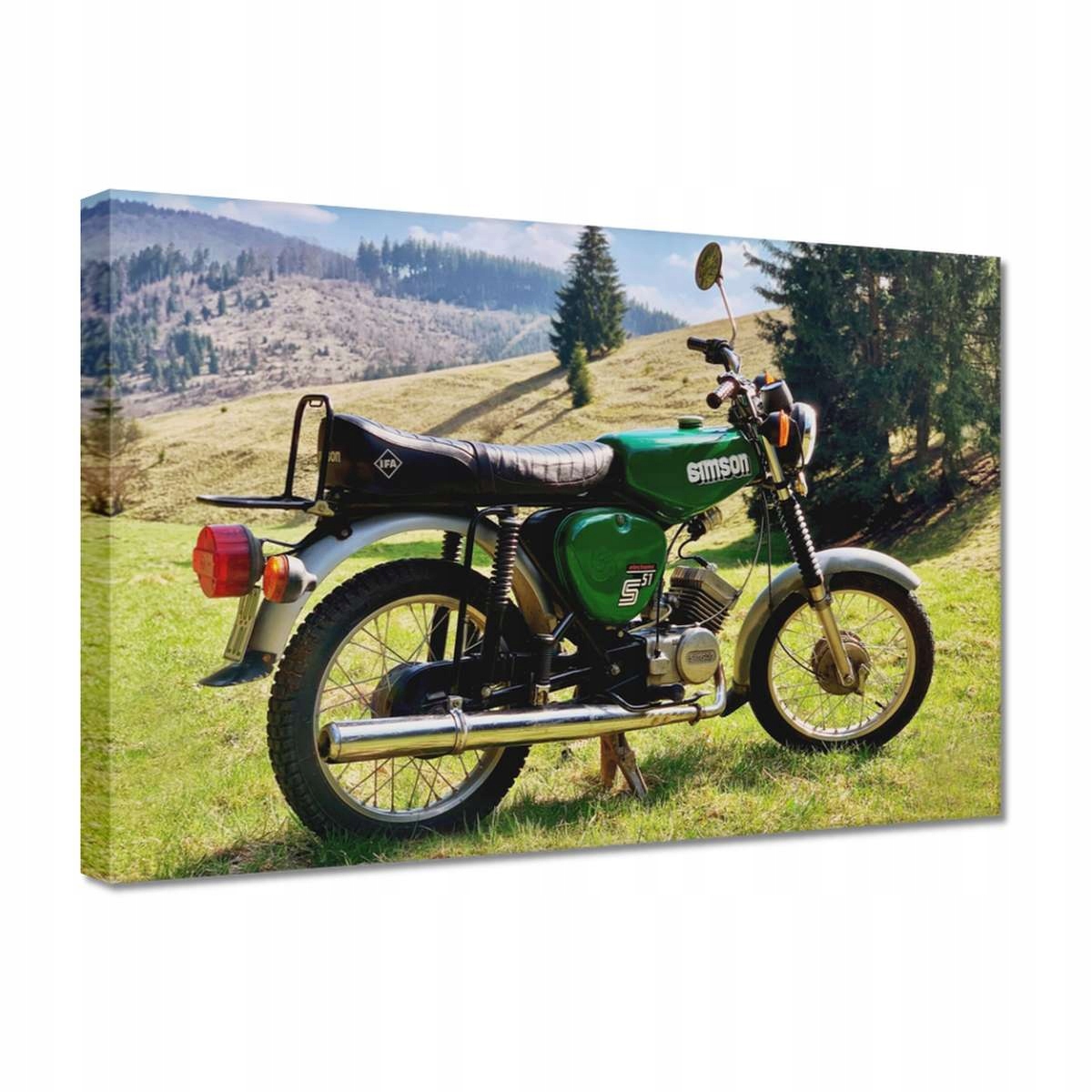 Obrazy 30x20 Motorower Simson S51 • Cena, Opinie • Obrazy 12730566717 • Allegro