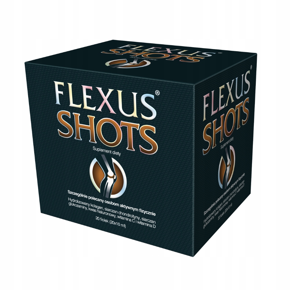 Flexus Shots kolagen na stawy 20 fiolek x 10 ml 14181093820 - Allegro.pl