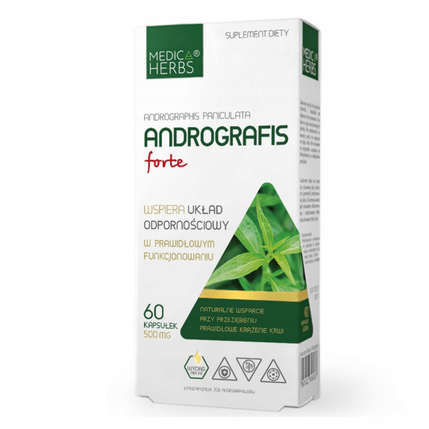 Medica Herbs Andrografis Forte * 60 kaps (5903968202057) • Cena, Opinie • Odporność 16148310991 ...